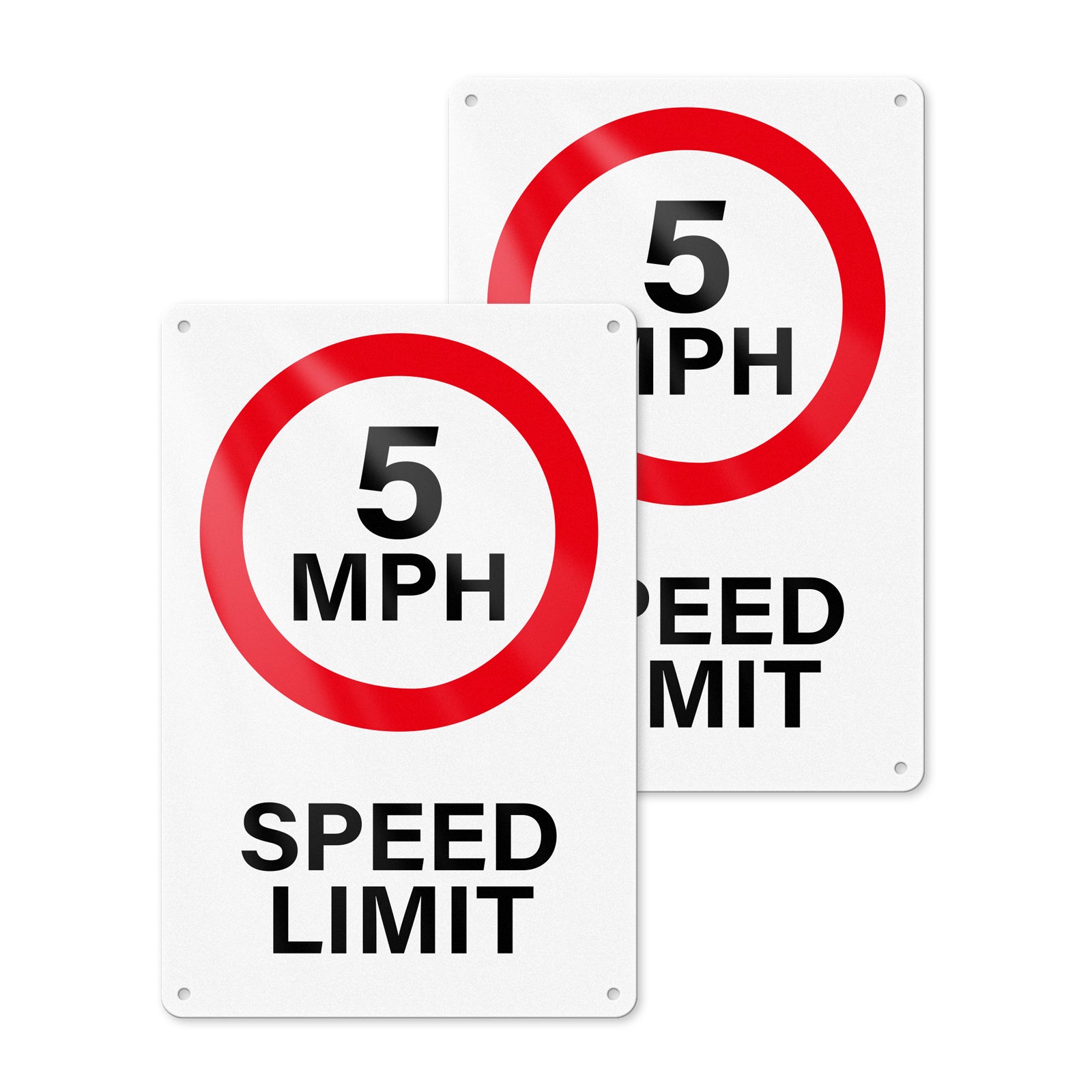 5 MPH Speed Limit 30 x 20 cm Aluminum Signs – YIKIADA